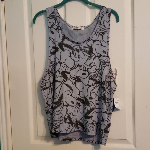 Hollister | Tops | Hollister Snoopy Tank | Poshmark
